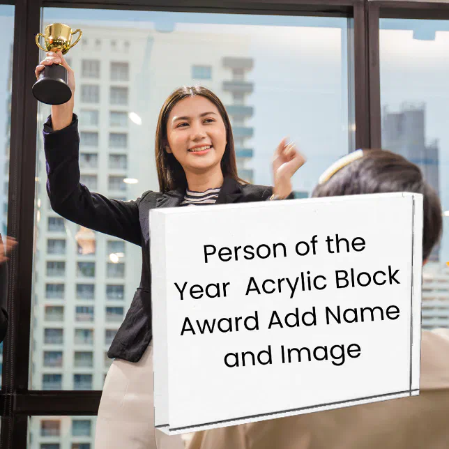 Customize Add Name Photo or Artwork Award | Zazzle