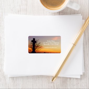 Customize - Christian Cross Label | Zazzle