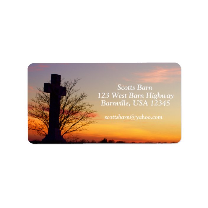 Customize - Christian Cross Label | Zazzle.com