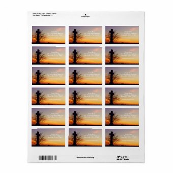 Customize - Christian Cross Label | Zazzle