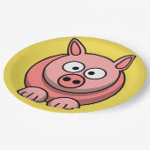 Customize Cute Pig Party Plate | Zazzle