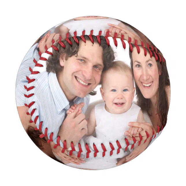 Customize family photo baseball | Zazzle