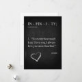 Customize INFINITY LOVE YOU MORE Valentine's Card | Zazzle