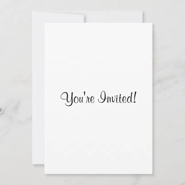 Customize It! Solid Pattern Base Invitation | Zazzle