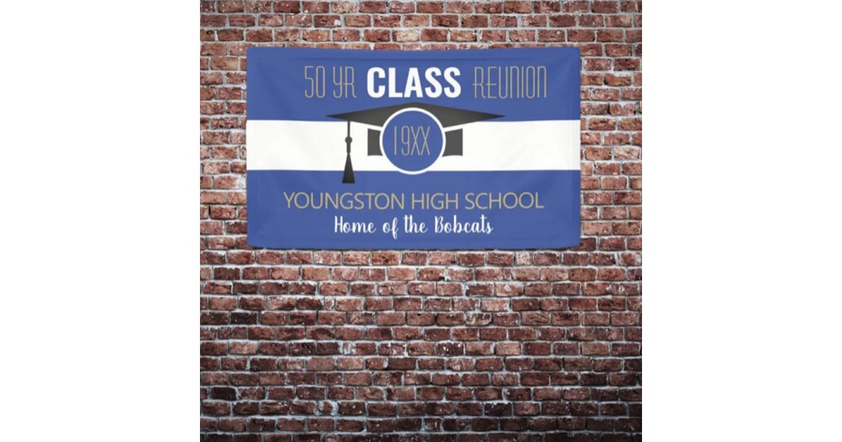 Customize it! Your Year & School Reunion Banner | Zazzle