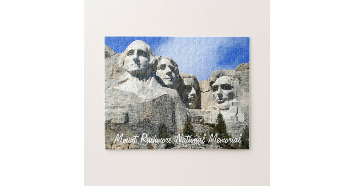 Customize Mount Rushmore National Memorial photo Jigsaw Puzzle | Zazzle