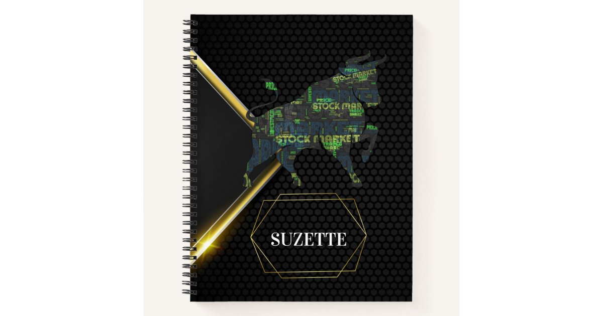 Customize Name | Personalized Traders Notebook | Zazzle