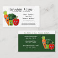 Customize Produce Vegetable Farm Business Card | Zazzle