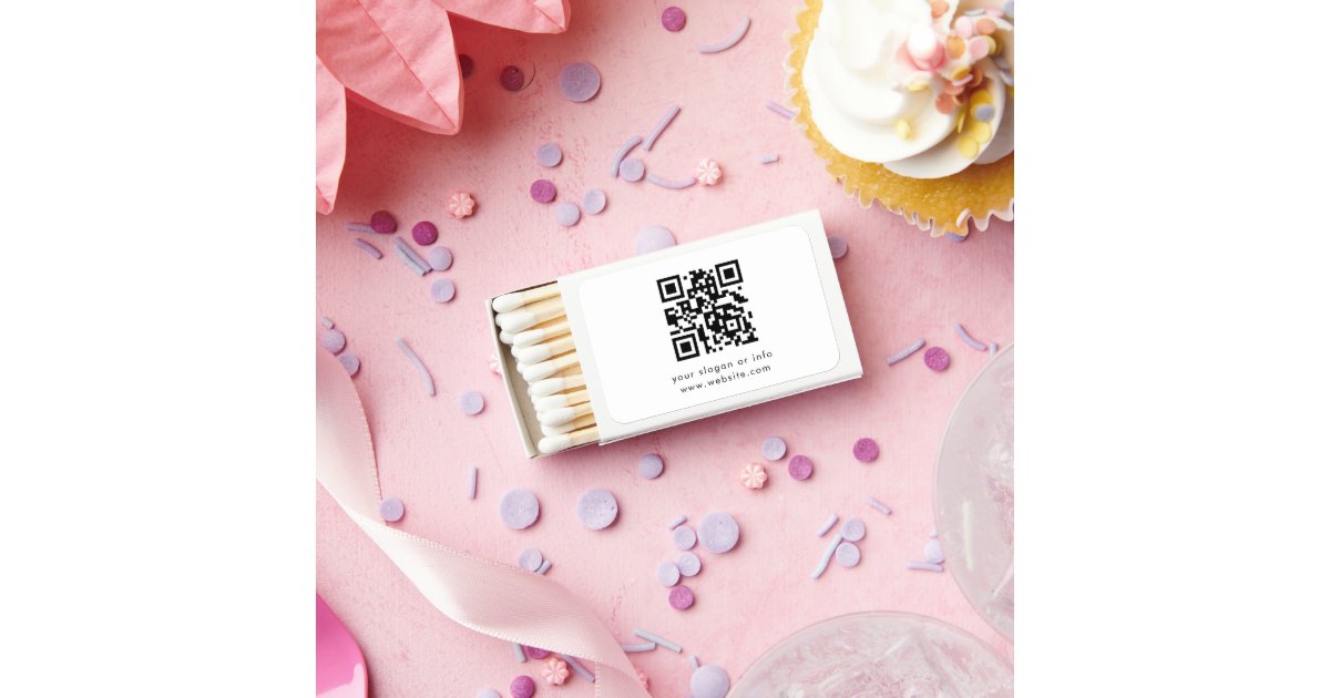 Customize QR Code Matchbox Matchboxes | Zazzle