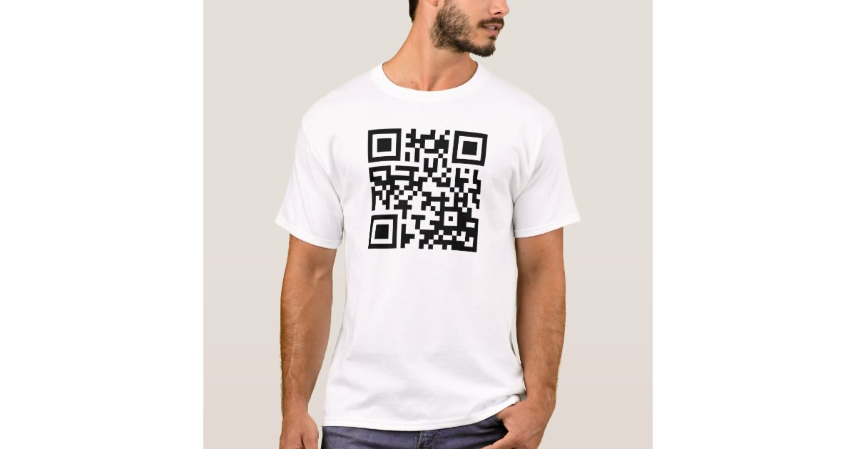 Customize QR Code T Shirt Zazzle customize-qr-code-t-shirt-zazzle