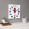Customize the Label Wall Clock | Zazzle
