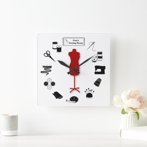 Customize the Label Wall Clock | Zazzle