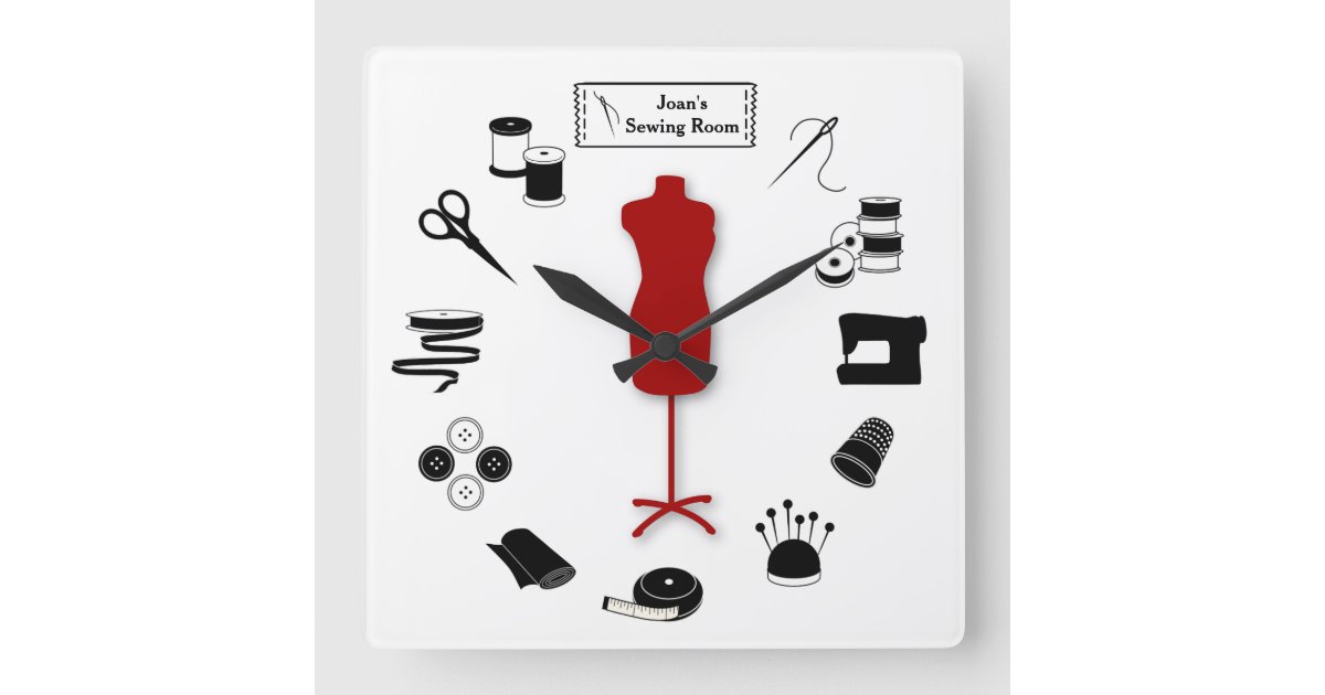 Customize the Label Wall Clock | Zazzle