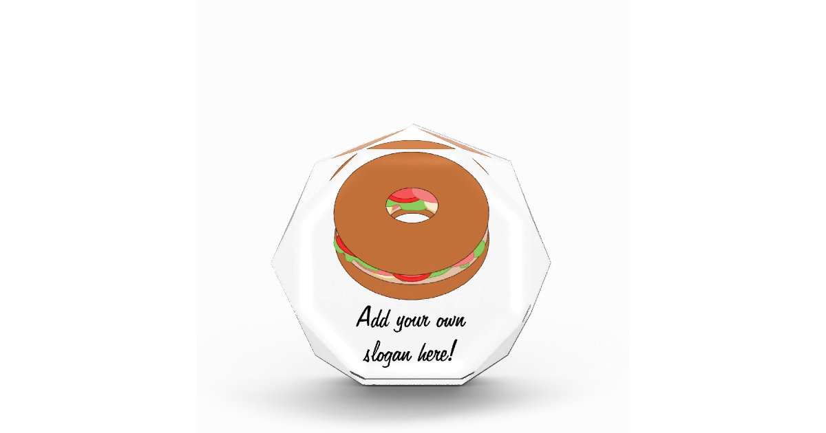Customize this Bagel graphic Award | Zazzle