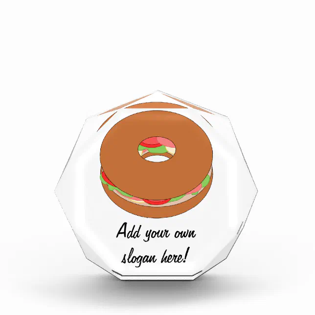 Customize this Bagel graphic Award | Zazzle