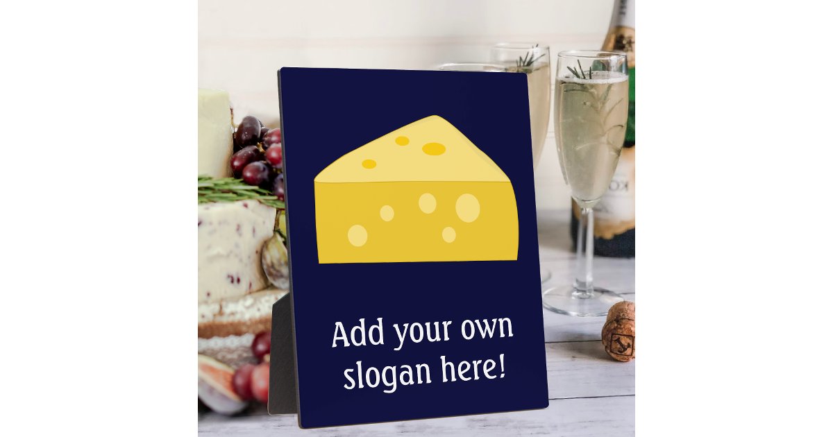 Customize this Big Cheese graphic Plaque | Zazzle