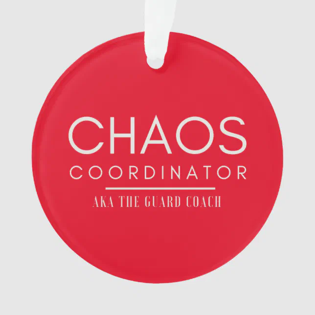 Customize This Color Guard Coach Ornament | Zazzle