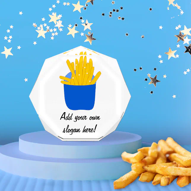 Customize this French Fries graphic Award | Zazzle