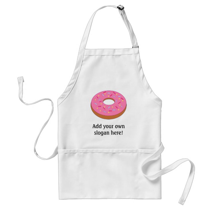 Customize this Ring Doughnut Graphic Adult Apron | Zazzle