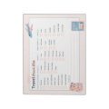 CUSTOMIZE Travel Checklist Notepad | Zazzle