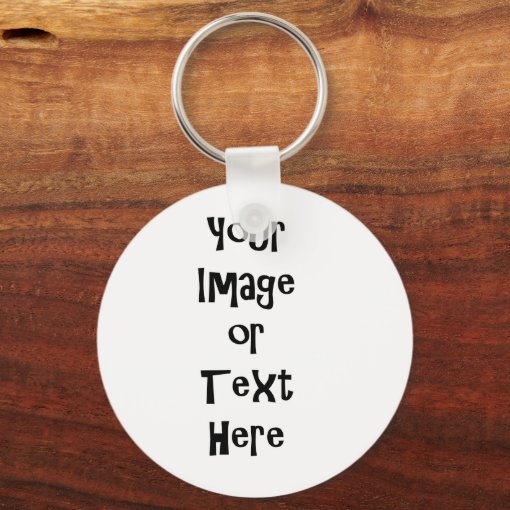 Customize with personalized pictures and text keychain | Zazzle