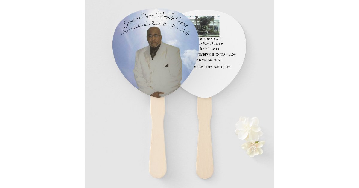 Customize your church fan | Zazzle