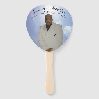 Customize your church fan | Zazzle