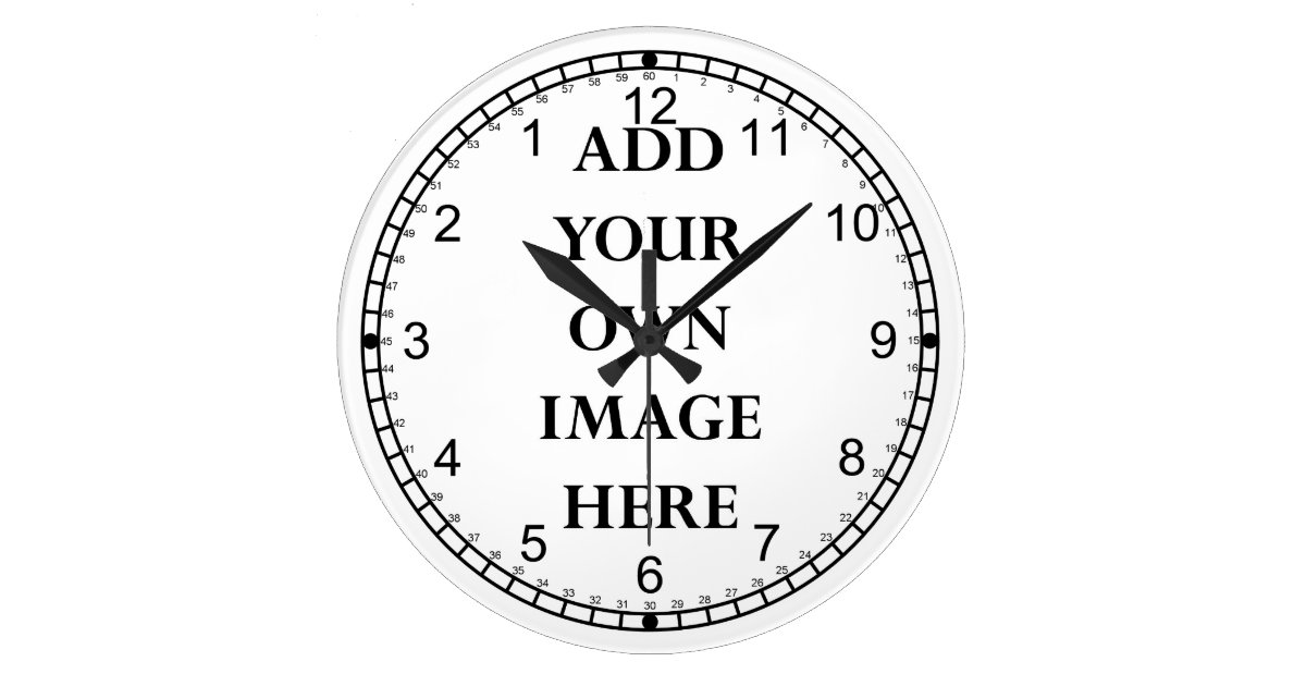 customize your crazy reverse dial clock | Zazzle.com