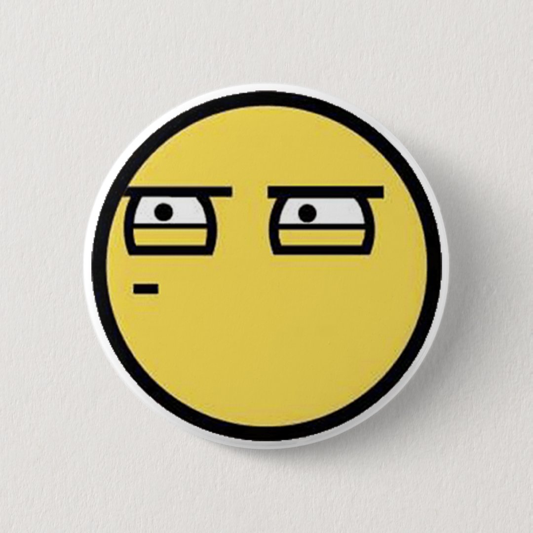 Customize Your Own: Glare Face Button | Zazzle