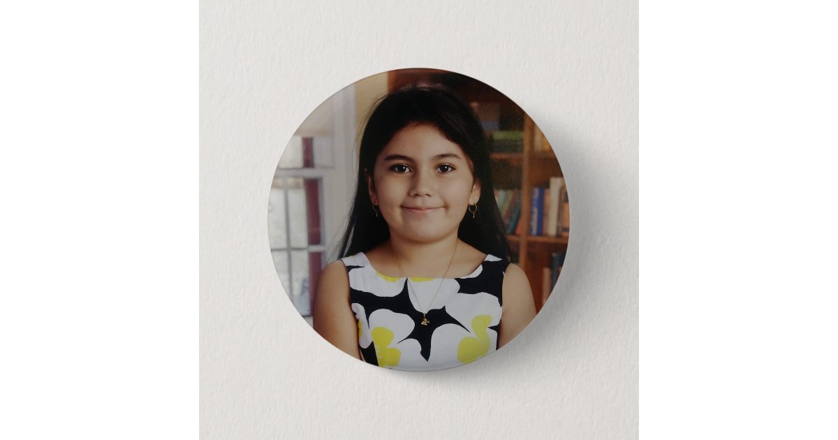 Customize your own photo pinback button | Zazzle
