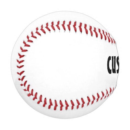 customize your own regulation size baseball | Zazzle