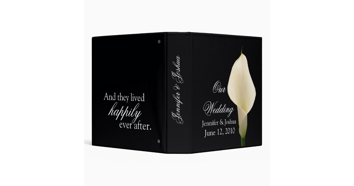 Customize your own wedding storybook ... 3 ring binder | Zazzle