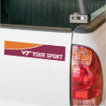 Customize Your Sport Virginia Tech Bumper Sticker | Zazzle