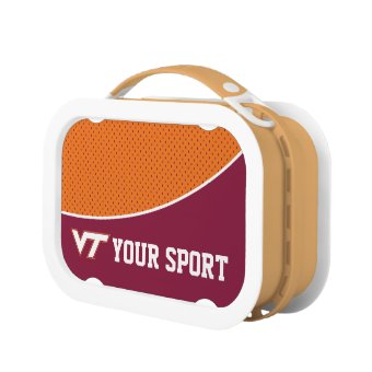 Customize Your Sport Virginia Tech Lunch Box | Zazzle