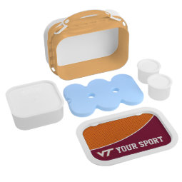 Customize Your Sport Virginia Tech Lunch Box | Zazzle