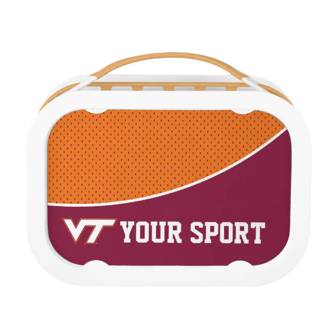 Customize Your Sport Virginia Tech Lunch Box | Zazzle