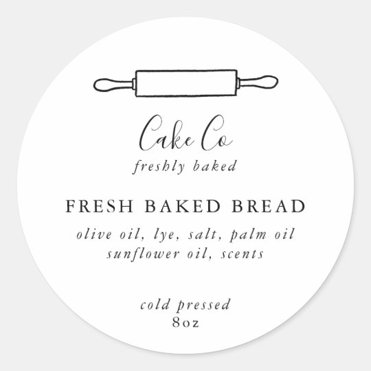 Customizeable Baking Stickers | Zazzle.com
