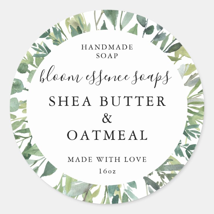 Customizeable Soap Stickers | Zazzle