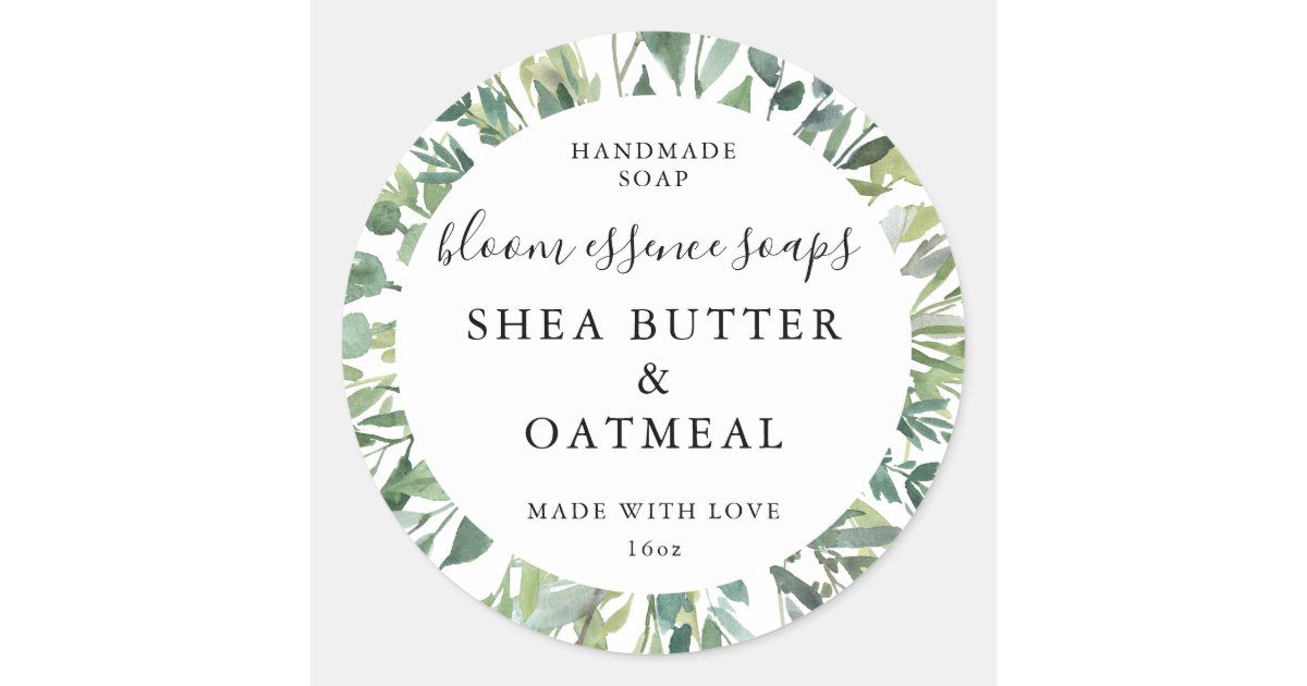 Customizeable Soap Stickers | Zazzle