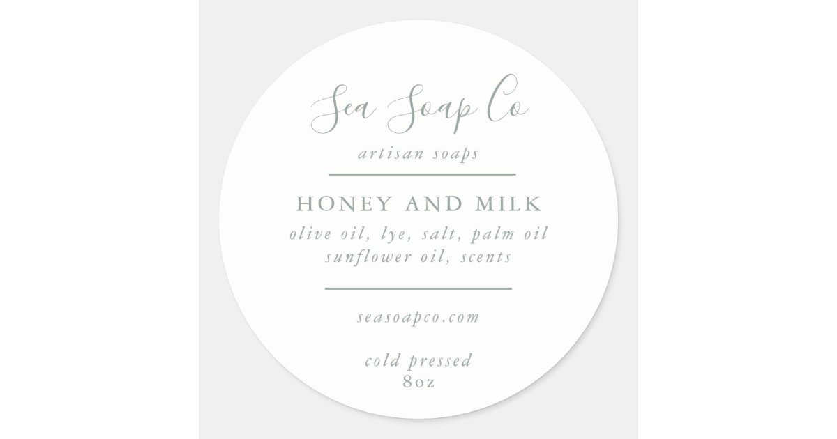 Customizeable Soap Stickers | Zazzle