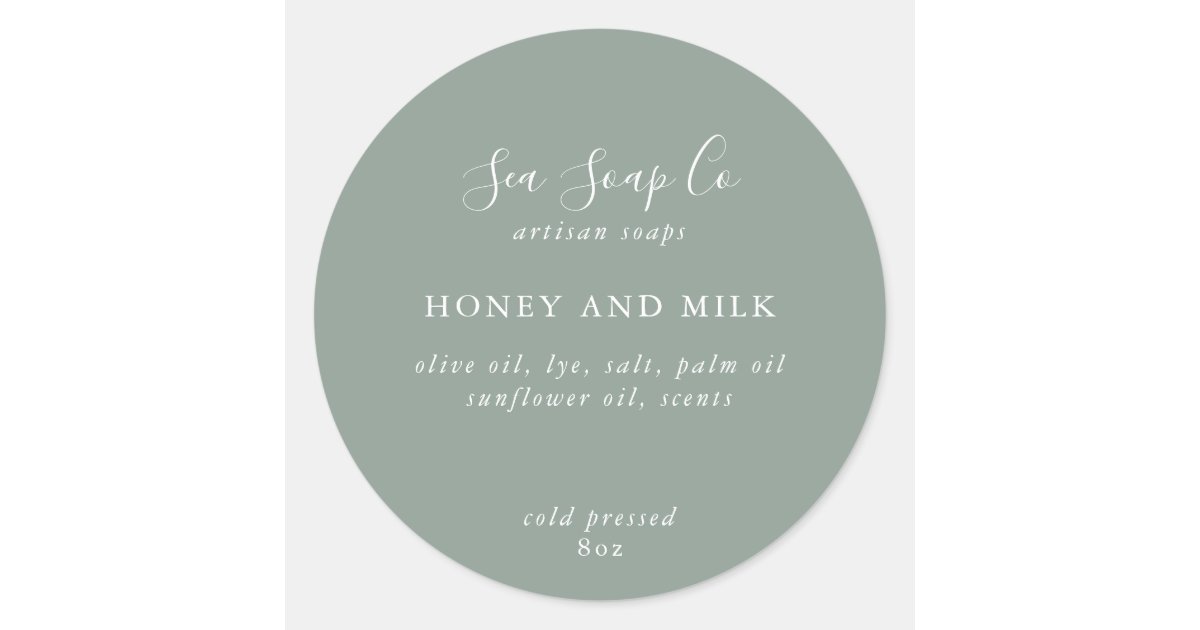 Customizeable Soap Stickers | Zazzle