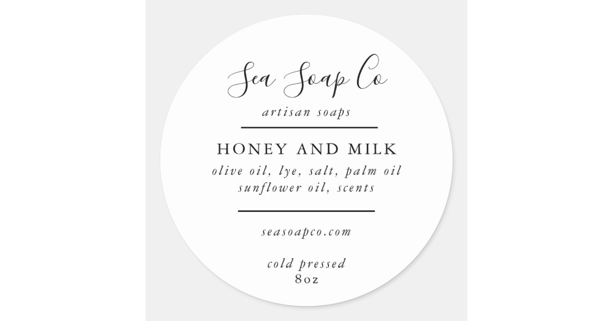 Customizeable Soap Stickers | Zazzle