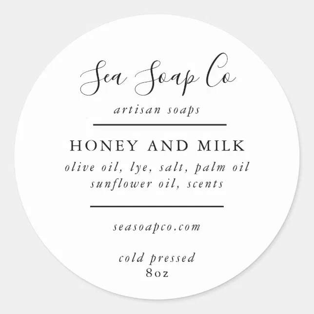 Customizeable Soap Stickers | Zazzle