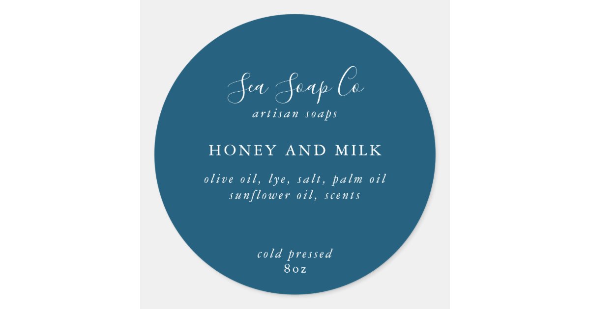 Customizeable Soap Stickers | Zazzle