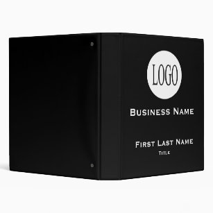 Personalize Your Own Company Logo Binder - Stay Organized Today! | Zazzle