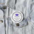 Customized Amethyst Anniversary Favors Anniversary Button | Zazzle