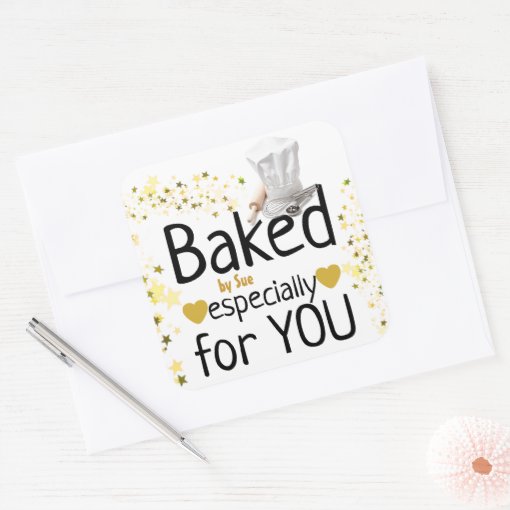 Customized Baker's Stickers for Your Baked Goods | Zazzle