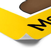 Customized Bear I Love 1st Grade Classroom Poster | Zazzle