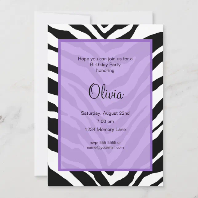Customized Birthday Invitation | Zazzle