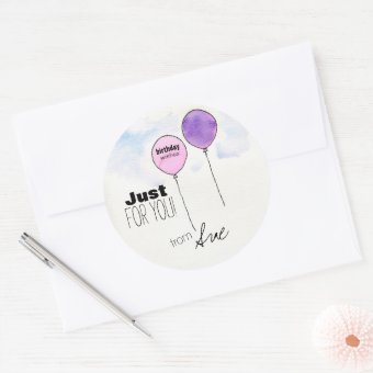 Customized Birthday Wishes Stickers | Zazzle